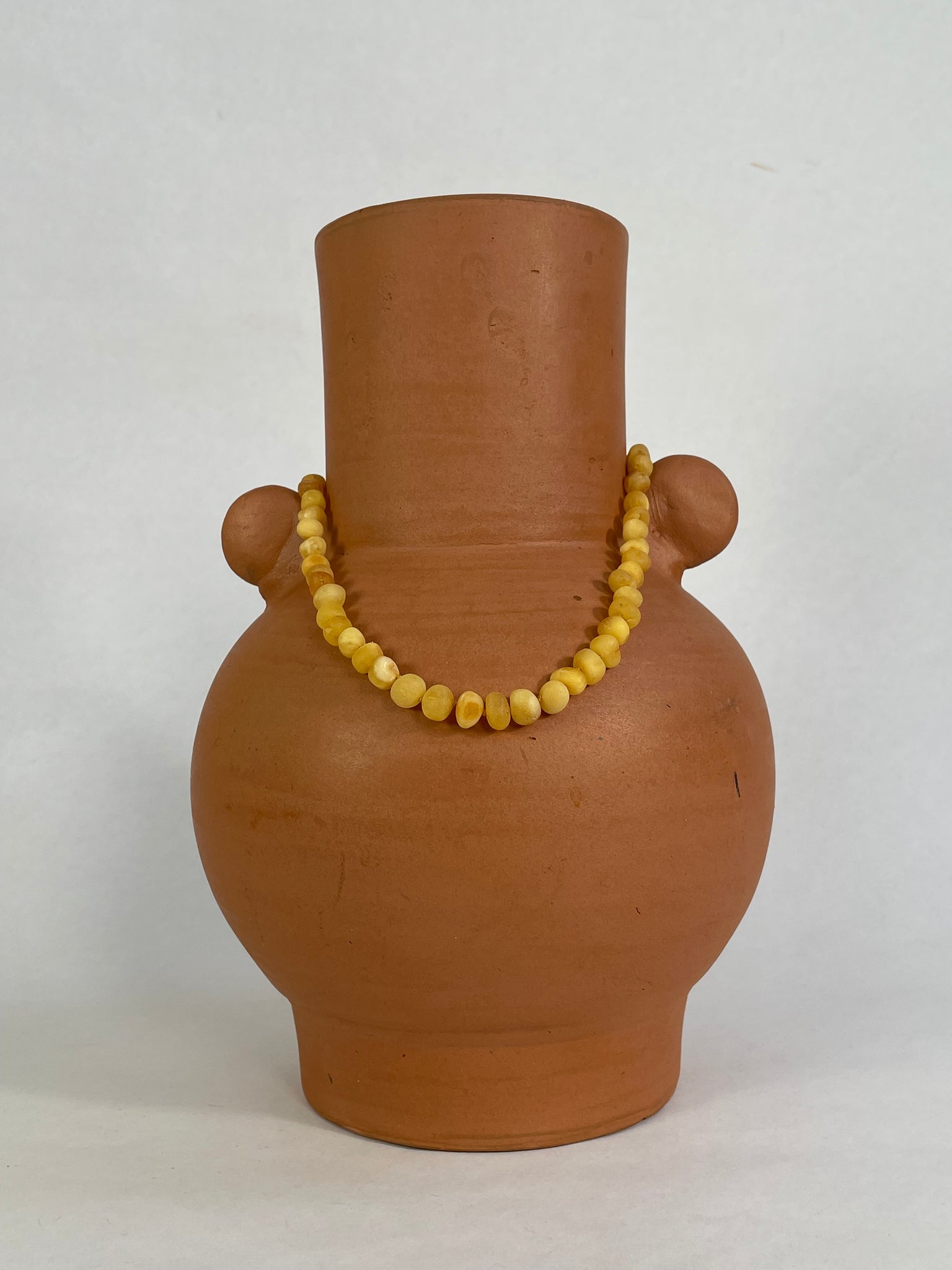 Baroque Raw Baltic Amber Necklace in Butter – Blessed Maine Herb Farm