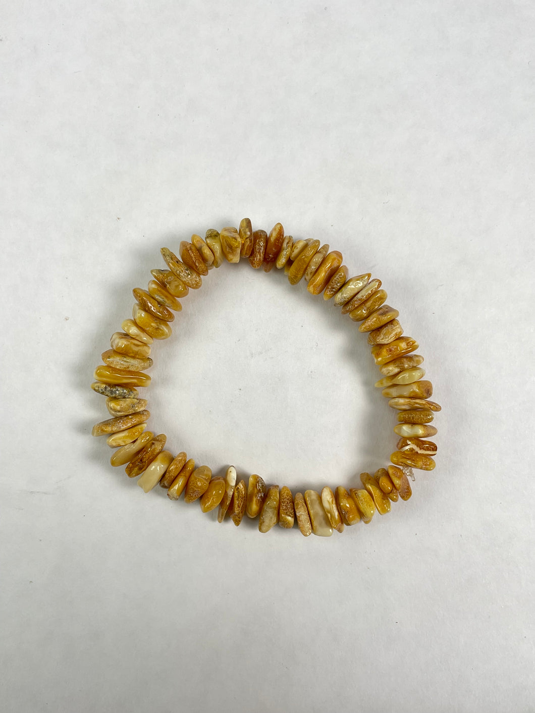 Mixed Butter Polished Baltic Amber Chips Bracelet – Blessed Maine Herb Farm