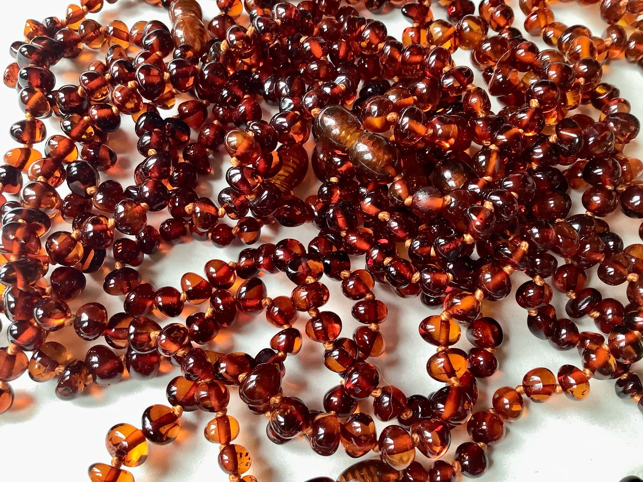 Baroque Baltic Amber Necklace in Cognac – Blessed Maine Herb Farm